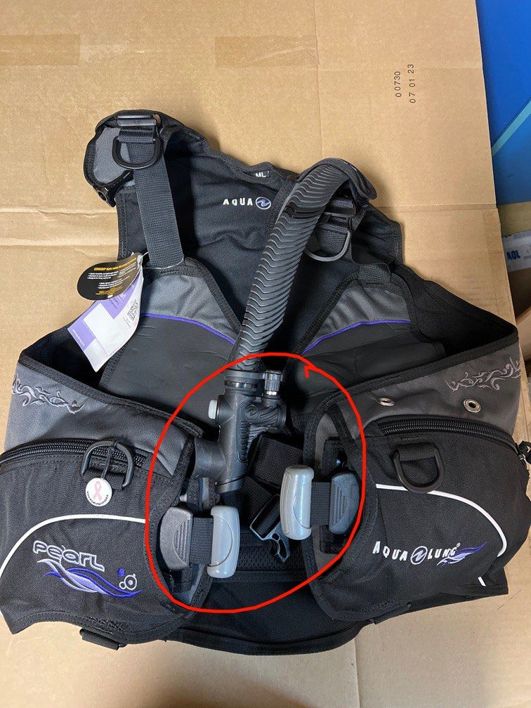 Aqualung Pearl Women Diving BCD, Size ML, Sports Equipment, Sports & Games, Water Sports on ...