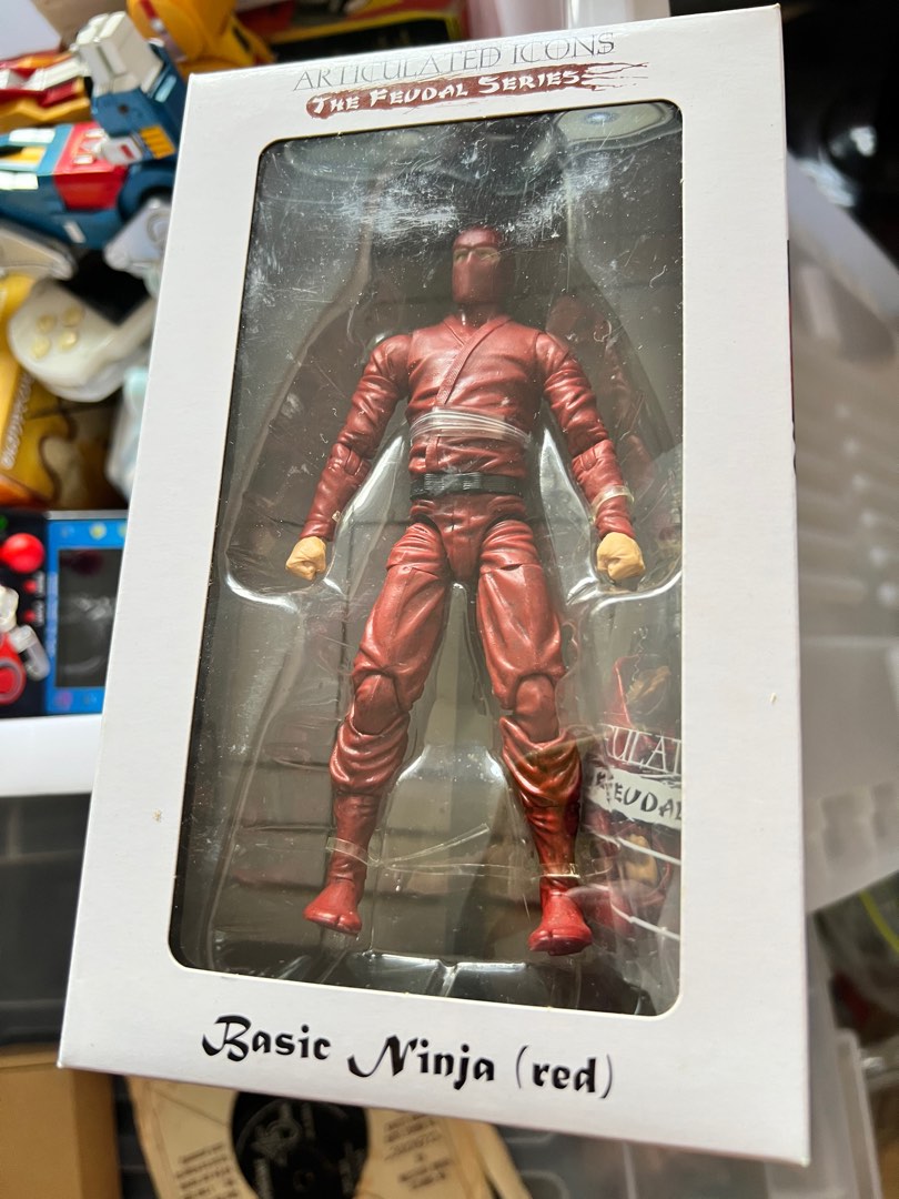 Authentic articulate icon basic ninja red, Hobbies & Toys, Toys & Games ...
