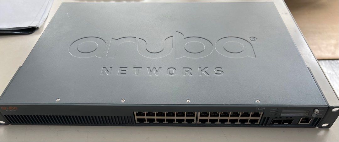 ARUBA 7024 24-PORTS 10/100/1000BASE-T WIFI MOBILITY CONTROLLER 7024-RW, 電腦＆科技, 商務用科技產品 - Carousell
