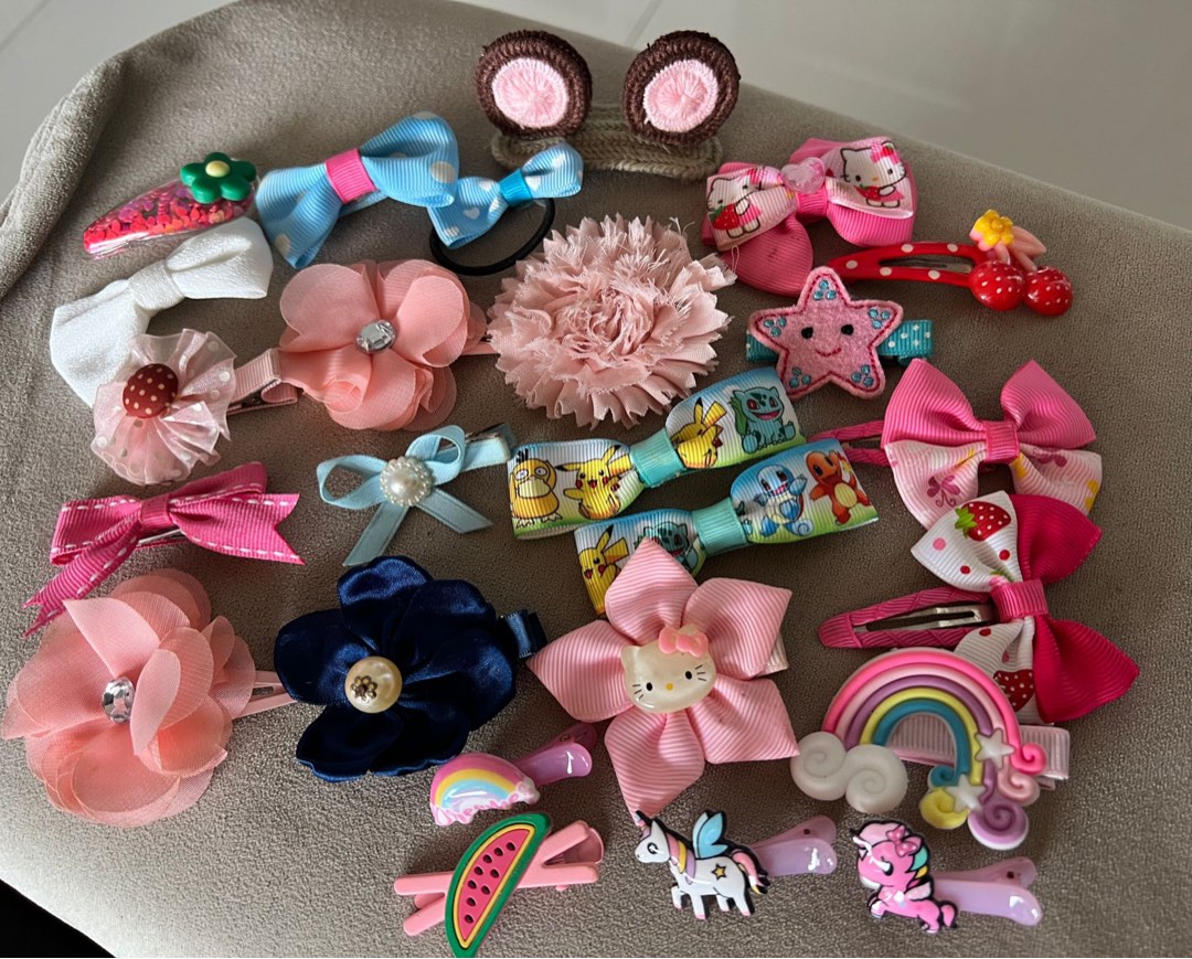 Assorted kids hair accessories, Babies & Kids, Babies & Kids Fashion on ...