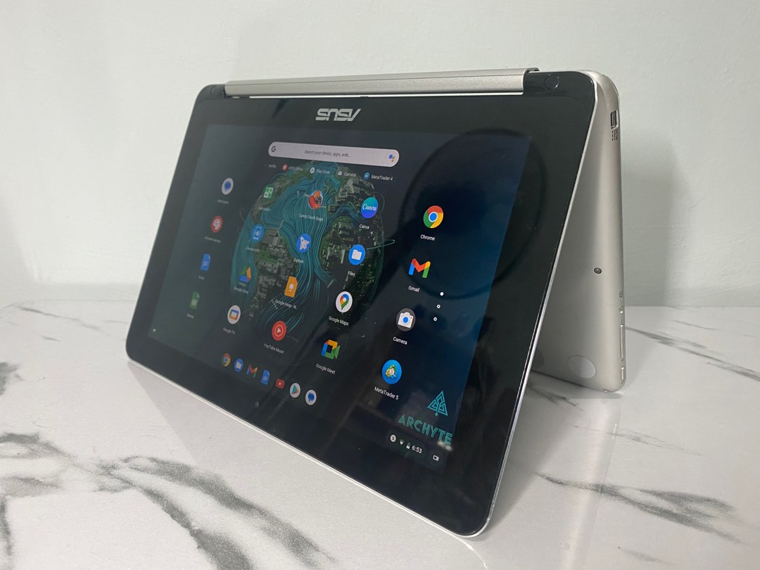 Asus Chromebook Flip Touch C100PA Laptop ARMv 4GB RAM 16GB SSD 10 Inch ...