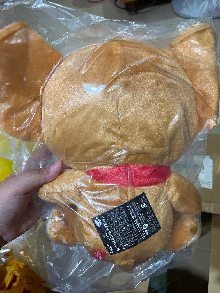 Authentic Tom and Jerry Tuffy Big Plush plushie baby christmas, Hobbies ...
