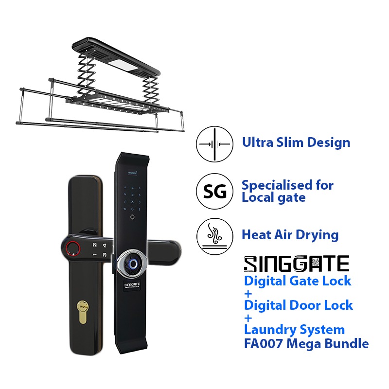 Automated Smart Laundry System + Super Slim Digital Door Lock ...