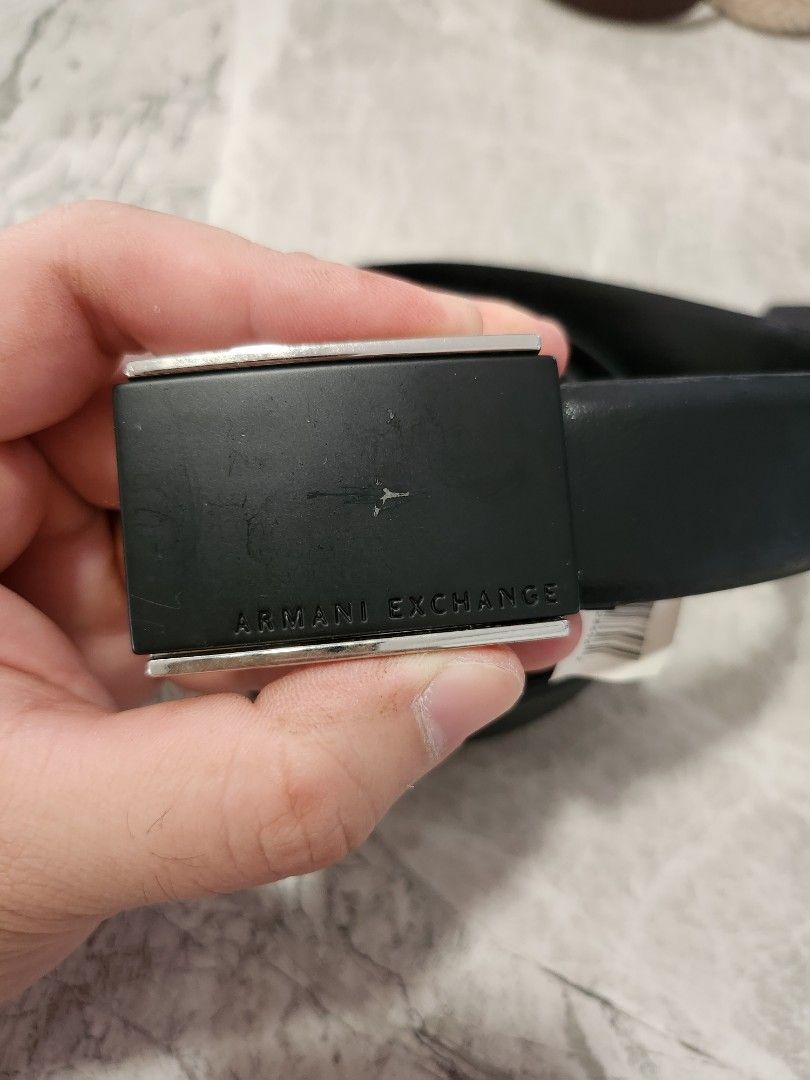 AX Armani Exchange Mens Belt, Men's Fashion, Watches & Accessories ...