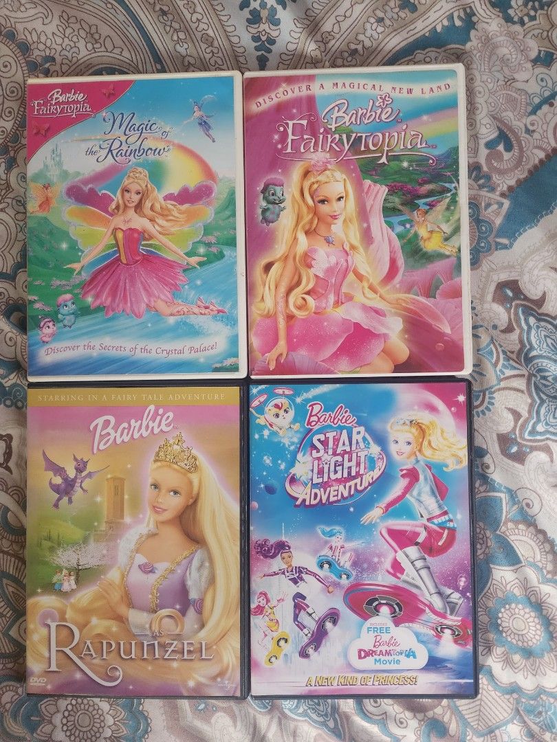 Barbie DvD 4pcs bundle set on Carousell