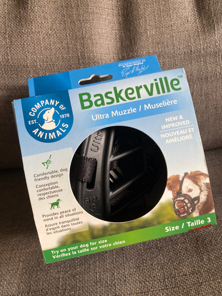 Baskerville Ultra Muzzle (Size 3), Pet Supplies, Homes & Other Pet ...