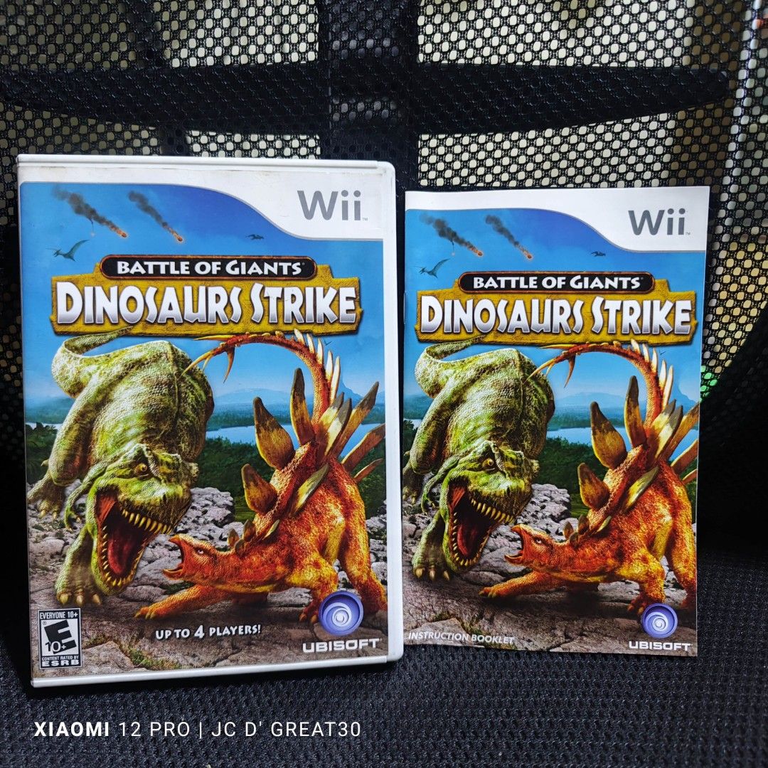 Battle of Giants Dinosaur strike Wii game on Carousell