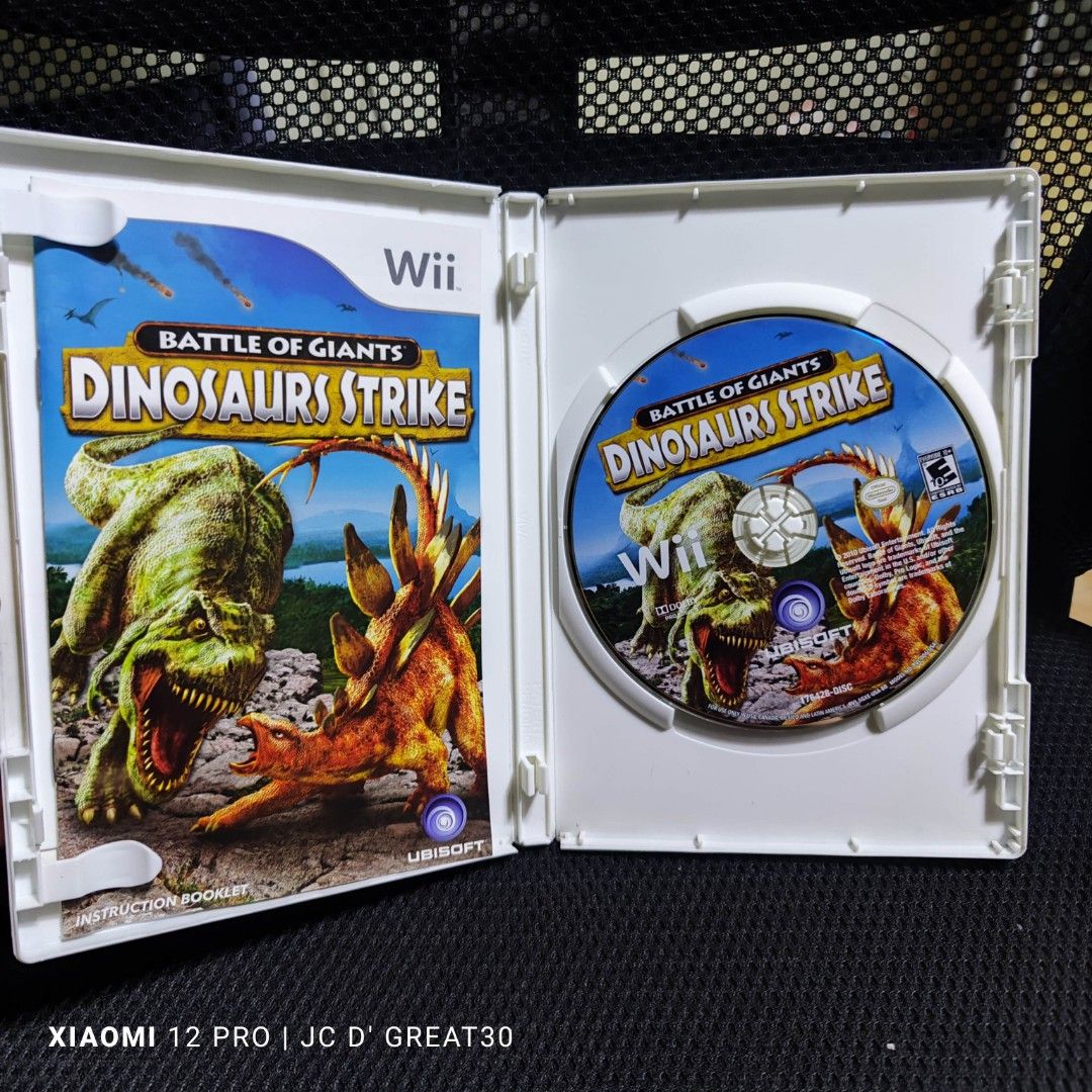 Battle of Giants Dinosaur strike Wii game on Carousell