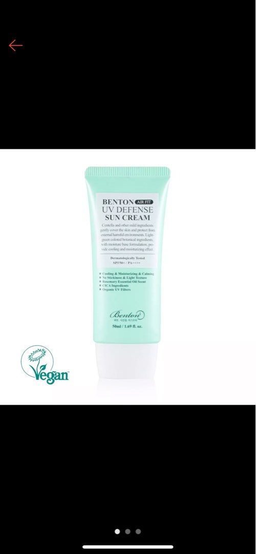 Benton Sunscreen, Beauty & Personal Care, Face, Face Care on Carousell