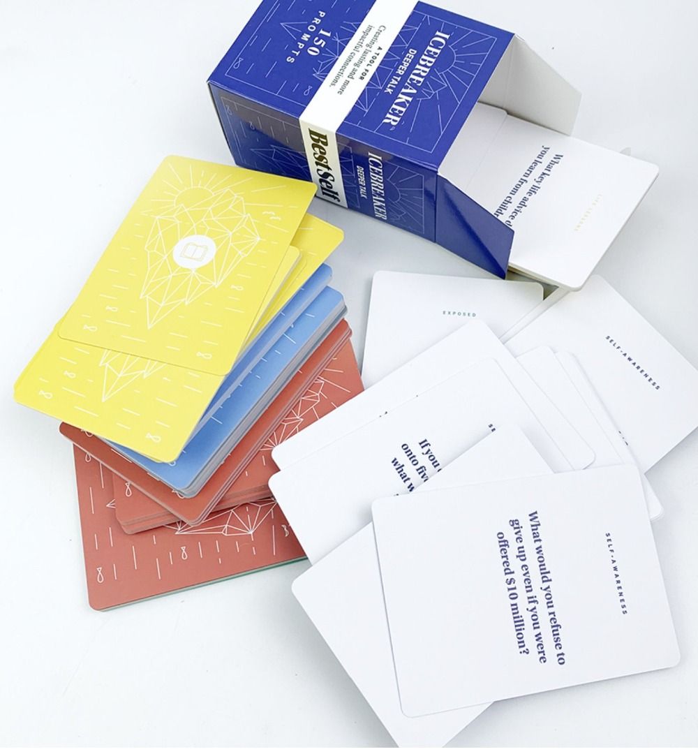 Best Self Icebreaker Starter Pack Deeper Talk Card Couple Game (H0535 ...