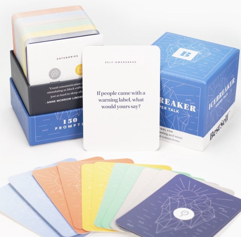 Best Self Icebreaker Starter Pack Deeper Talk Card Couple Game (H0535 ...