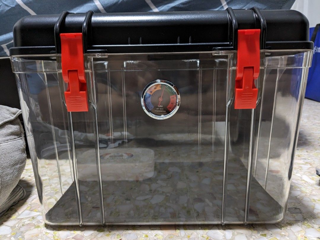 Big dry box 30L + rechargeable silica gel, Photography, Photography ...