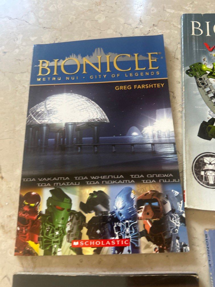 Bionicle books, Hobbies & Toys, Toys & Games on Carousell
