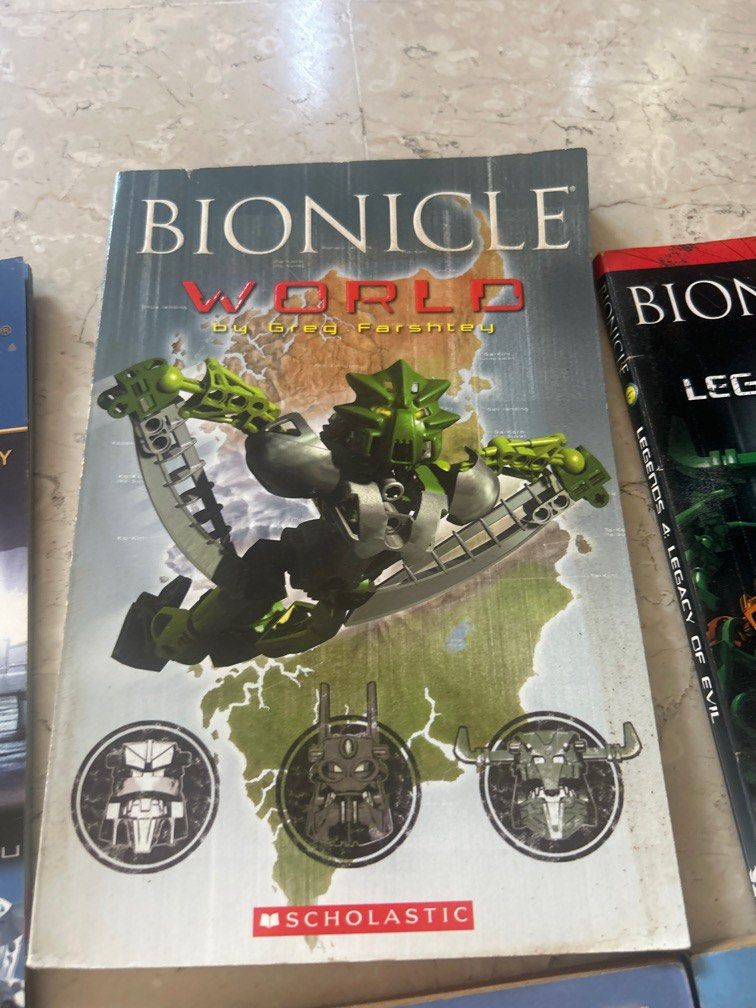 Bionicle books, Hobbies & Toys, Toys & Games on Carousell