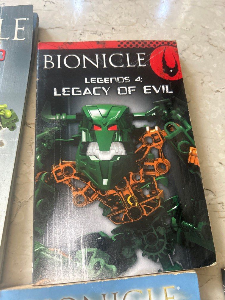 Bionicle books, Hobbies & Toys, Toys & Games on Carousell