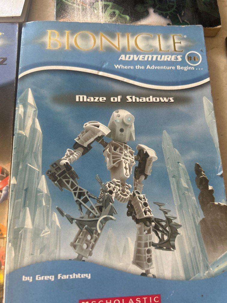 Bionicle books, Hobbies & Toys, Toys & Games on Carousell