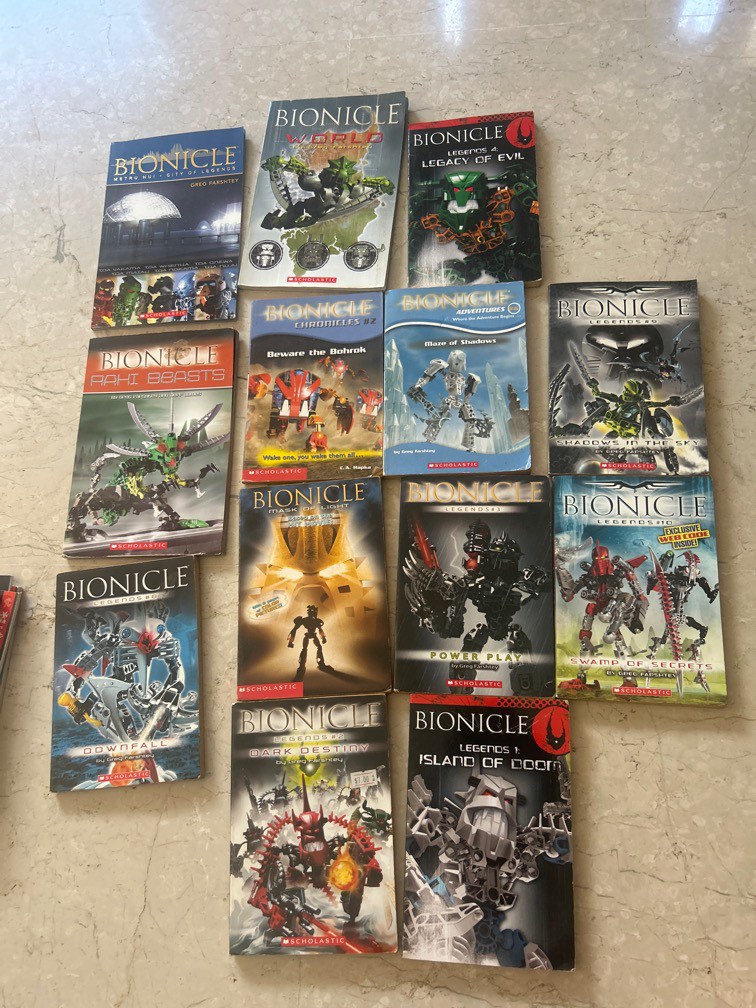 Bionicle books, Hobbies & Toys, Toys & Games on Carousell