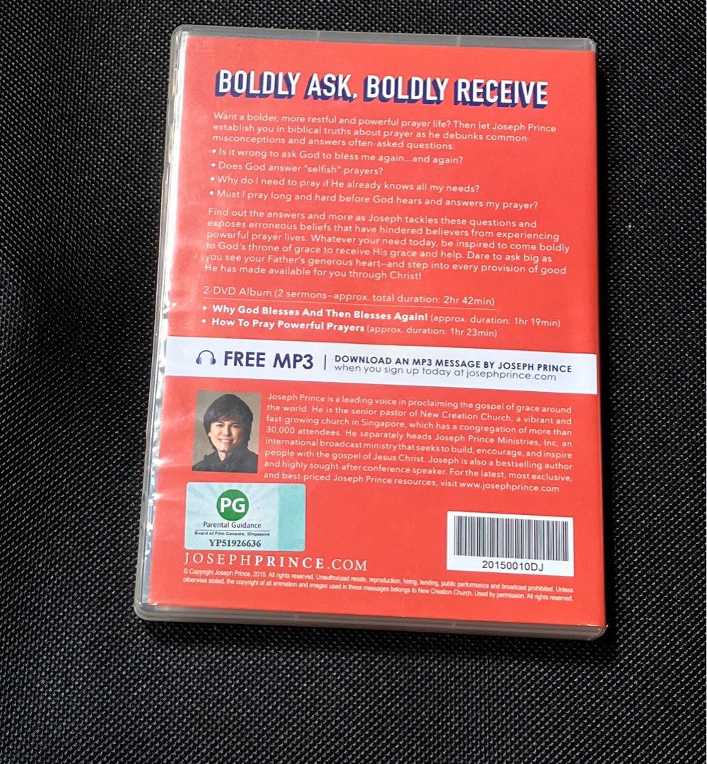 Boldly Ask, Boldly Receive, Hobbies & Toys, Music & Media, CDs & DVDs ...