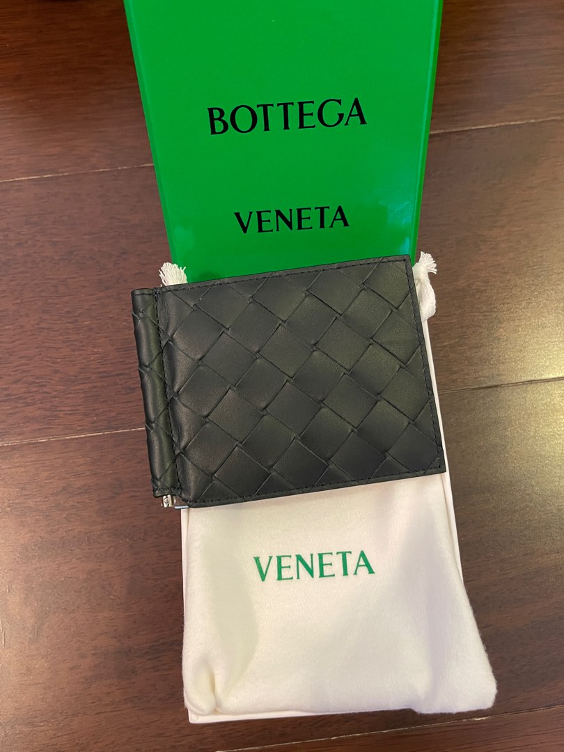 Bottega Veneta Intrecciato bill clip wallet on Carousell