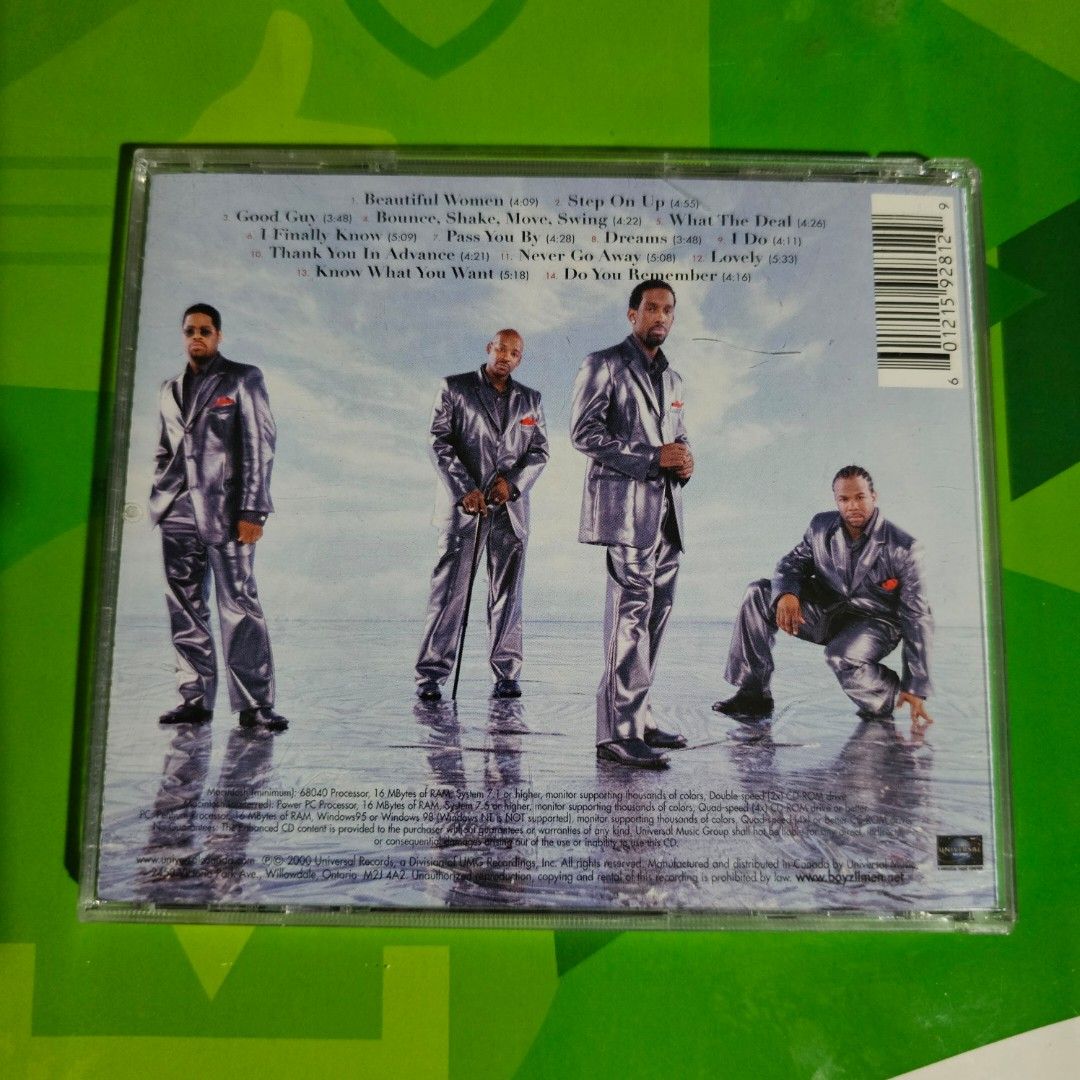 Boyz II Men - Nathan Michael Shawn Wanya - CD NM on Carousell
