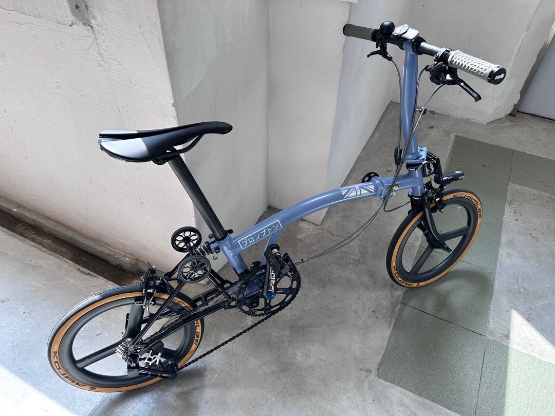 Brompton Superlight M6L-X Cloud Blue, Sports Equipment, Bicycles ...