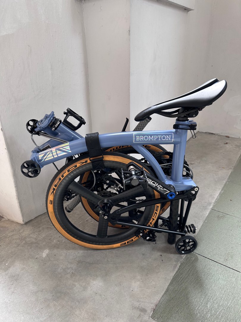 Brompton Superlight M6L-X Cloud Blue, Sports Equipment, Bicycles ...