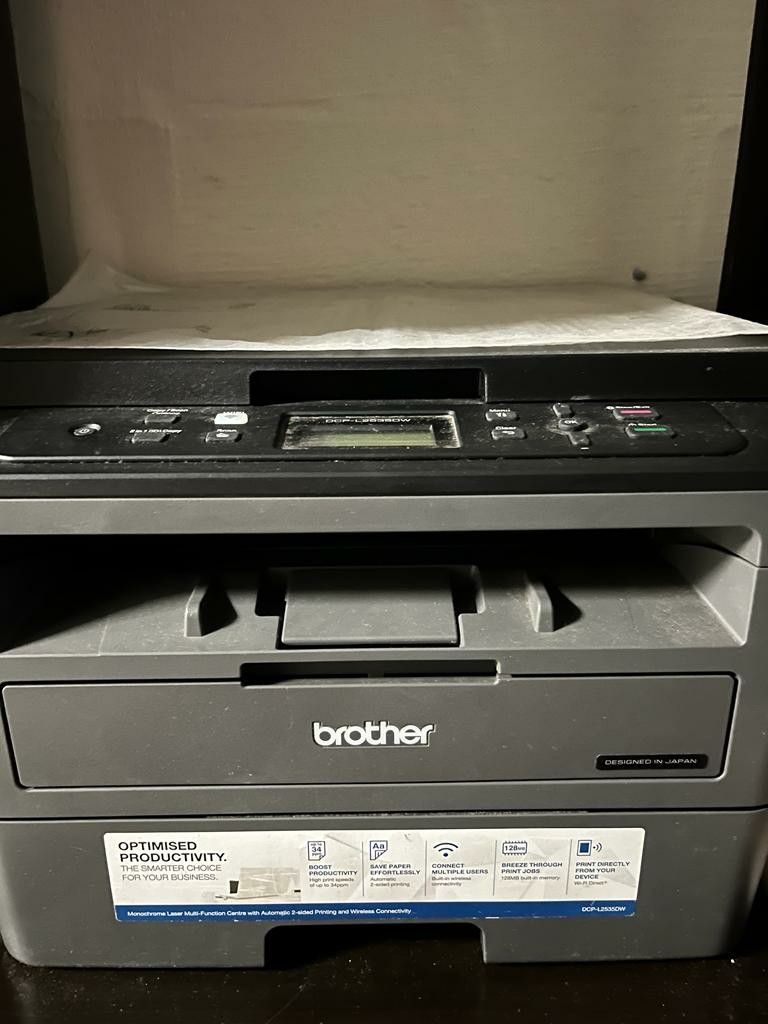 Brother all in one monochrome laser printer DCP-L2535DW, Computers ...