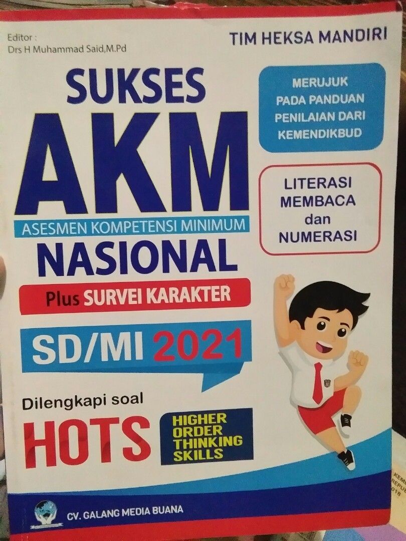 Buku AKM SD, Buku & Alat Tulis, Buku Pelajaran di Carousell