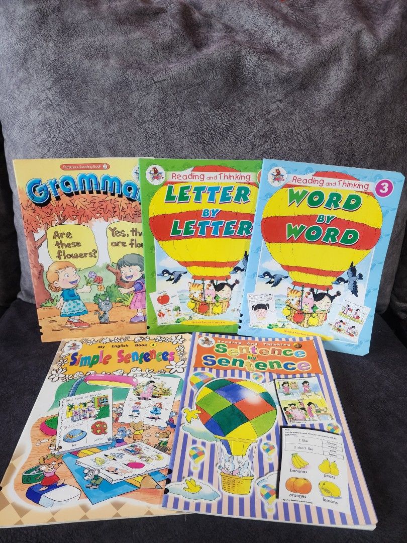 Bundle of English assessment books for K1 and K2 children, Hobbies ...
