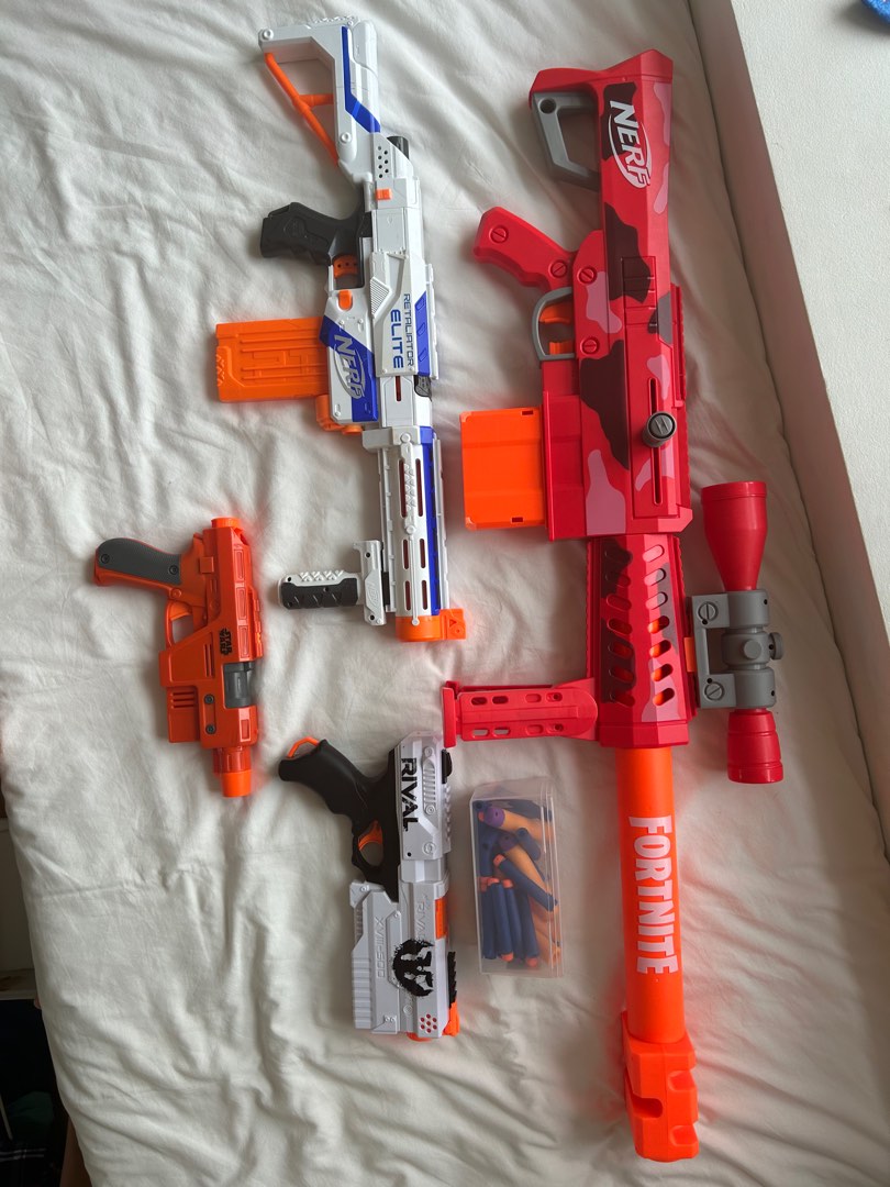 Bundle of Nerf guns, Hobbies & Toys, Toys & Games on Carousell