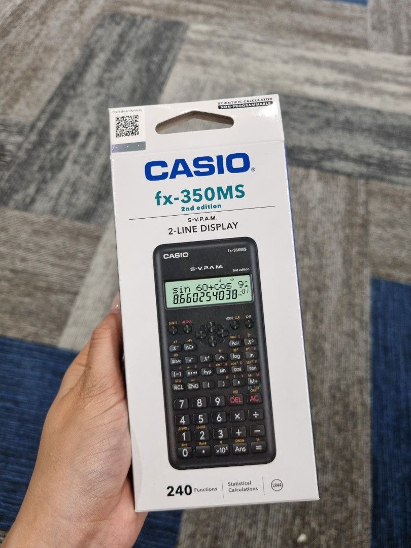 Casio fx-350MS scientific calculator, Mobile Phones & Gadgets, Other ...