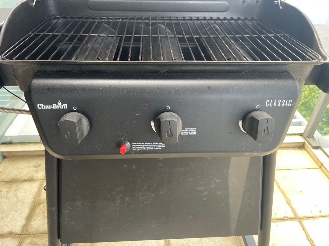 Char Broil BBQ Grill Pit Gas Burner Classic Barbecue Outdoor, TV & Home ...
