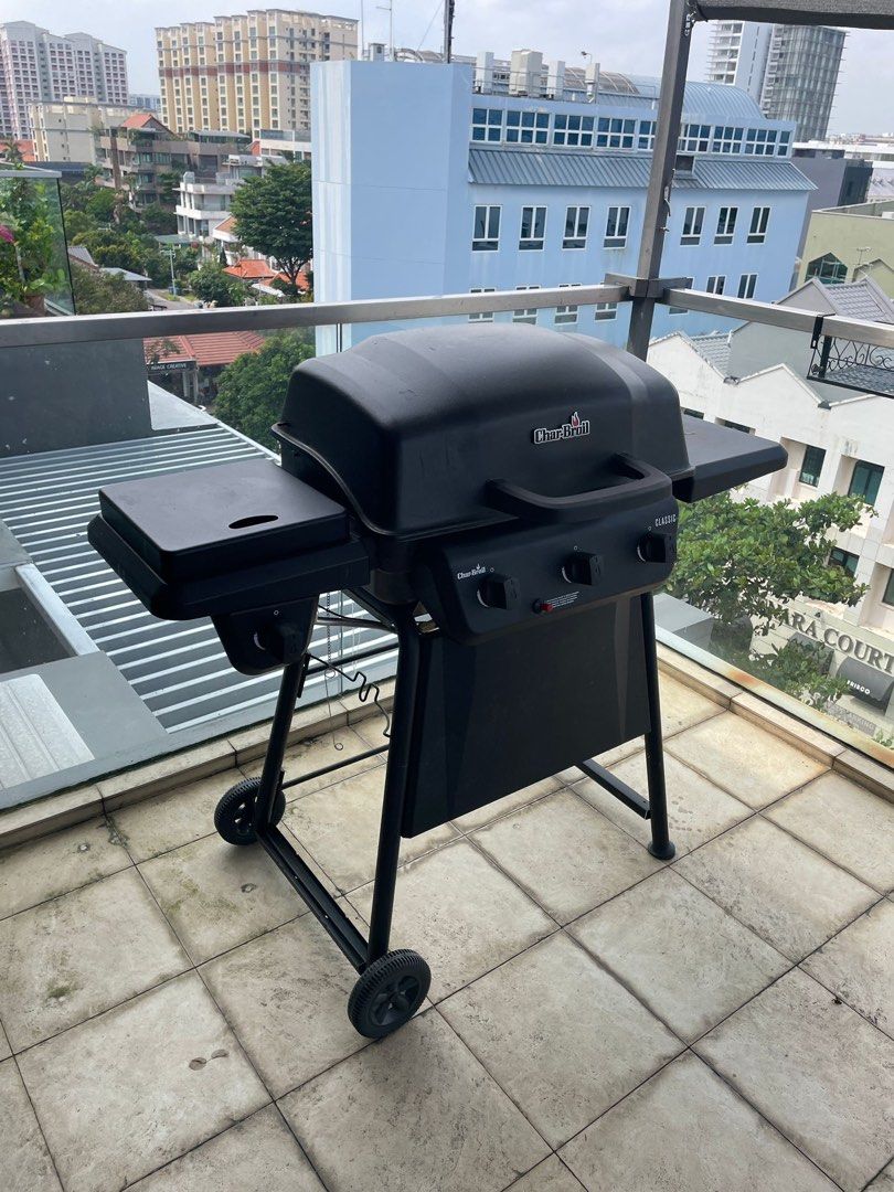 Char Broil BBQ Grill Pit Gas Burner Classic Barbecue Outdoor, TV & Home ...