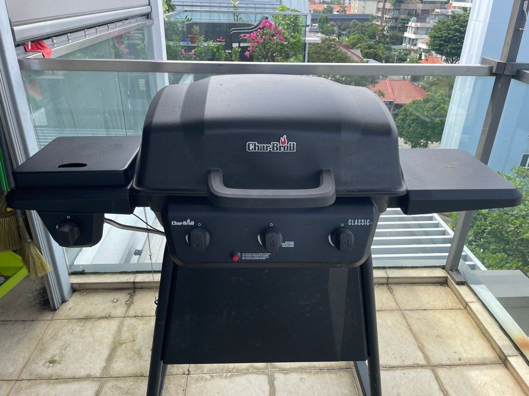 Char Broil BBQ Grill Pit Gas Burner Classic Barbecue Outdoor, TV & Home ...