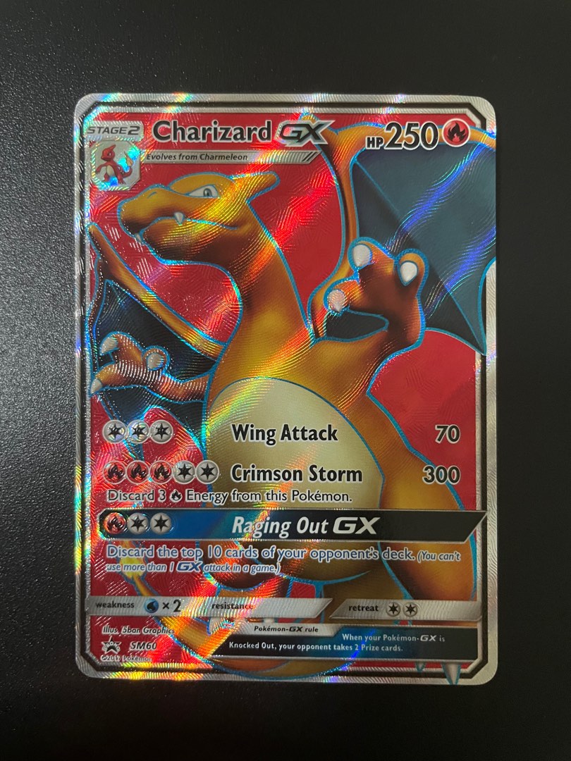 Charizard GX - SM60 - Full Art Promo Pokemon Sun & Moon Promos Pokemon ...