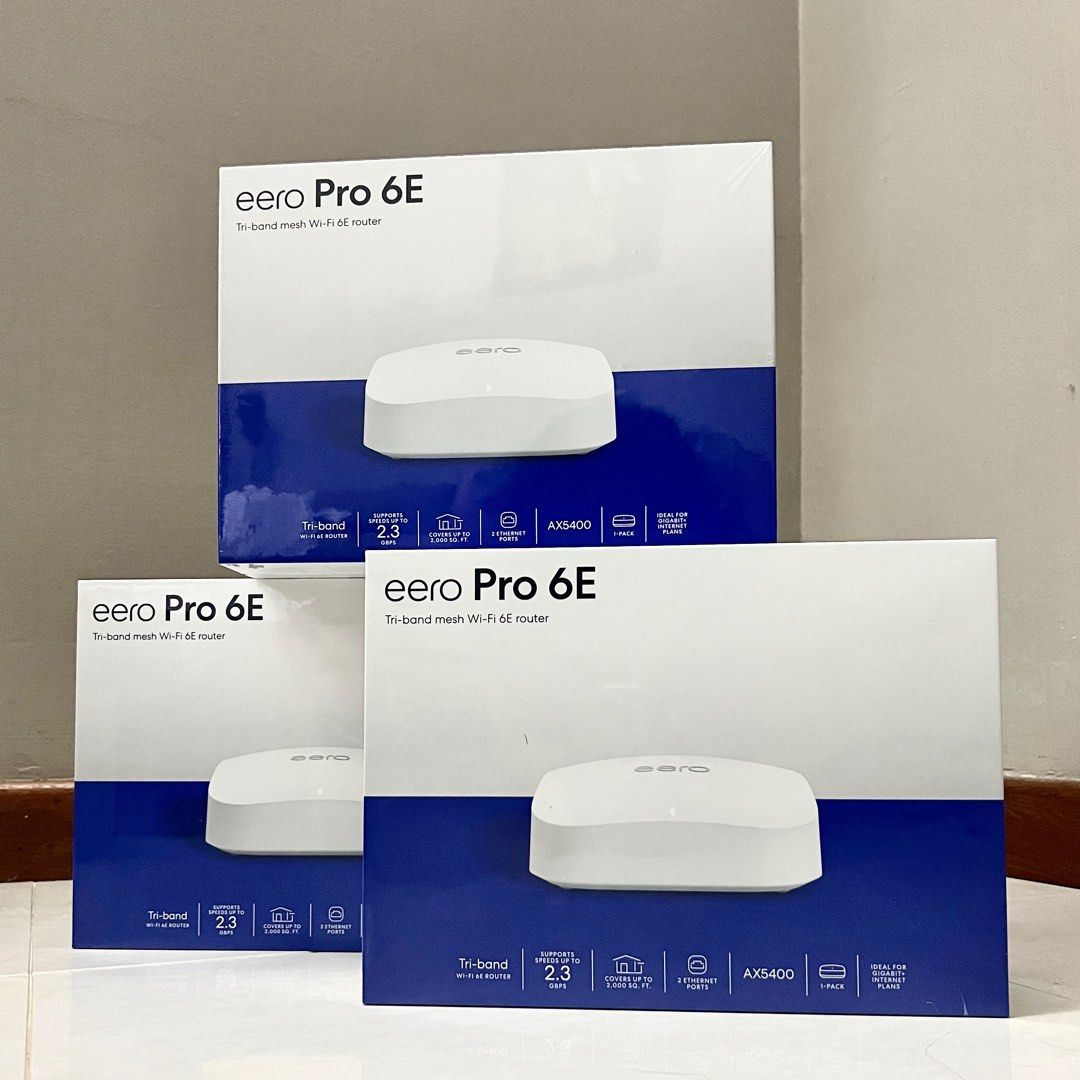 (CHEAPEST) Amazon Eero Pro 6E Mesh WiFi AX Router, not 6+ tp-link Asus ...