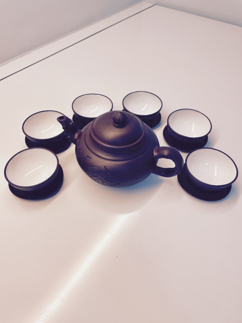 Chinese teapot set, Furniture & Home Living, Kitchenware & Tableware ...