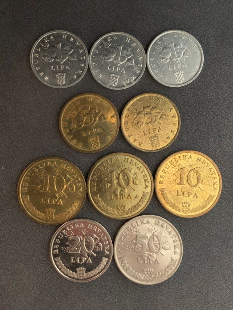 Croatia Lipa Coins (Set of 10), Hobbies & Toys, Collectibles ...