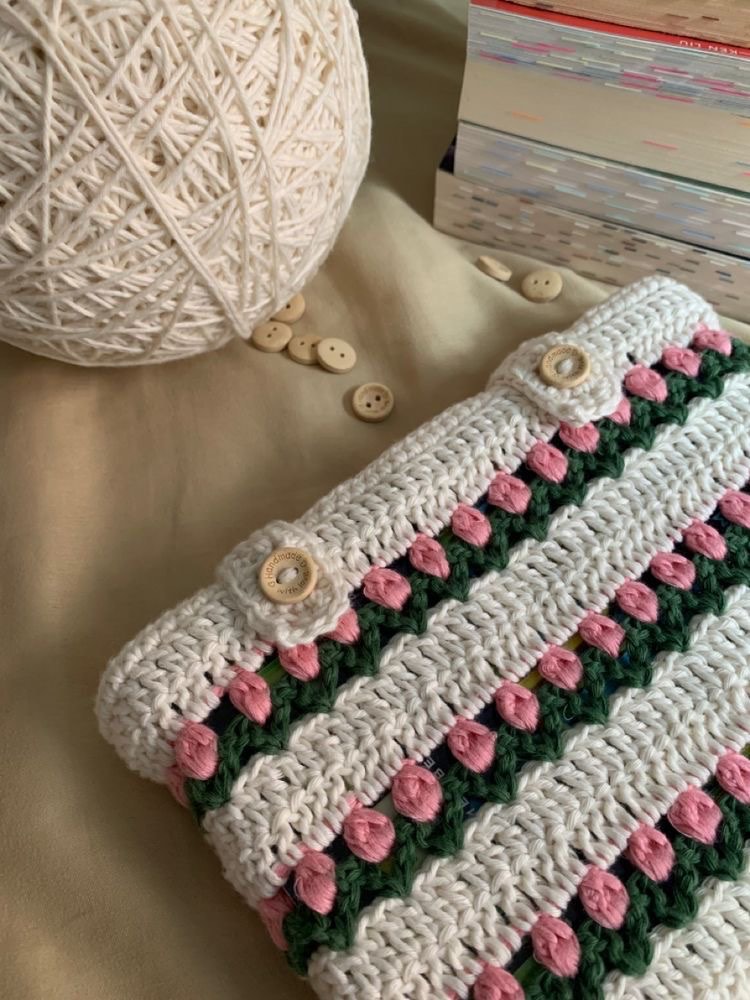 Crochet Laptop Sleeve Laptop Cover, Computers & Tech, Parts ...