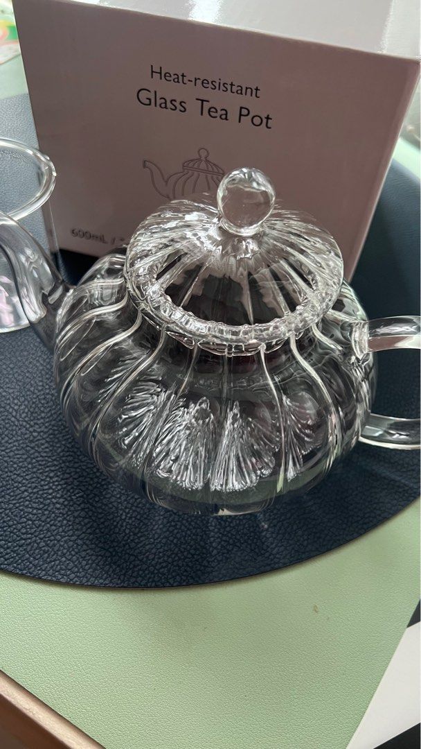 Daiso Glass Tea Pot, Furniture & Home Living, Kitchenware & Tableware ...