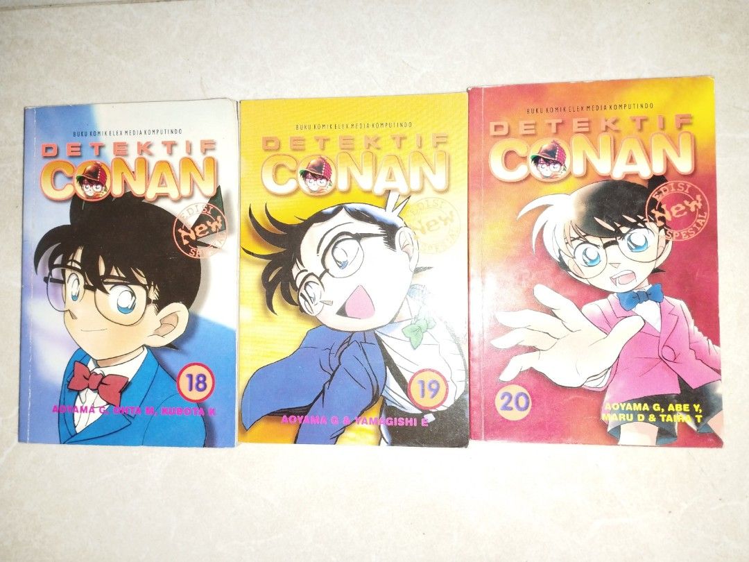 Detektif Conan Edisi Spesial Vol. 18, 19, 20, Buku & Alat Tulis, Komik dan Manga di Carousell