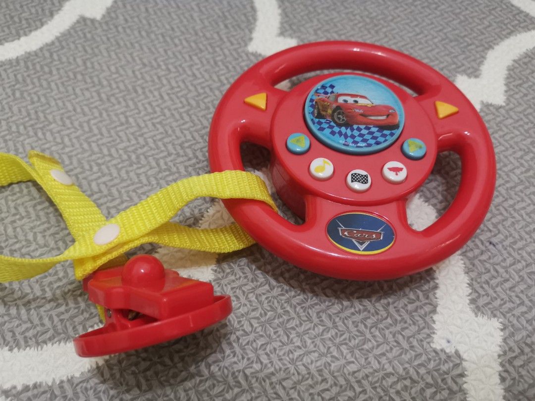 Disney Pixar Car Steering Wheel Clip On toy, Hobbies & Toys, Toys ...