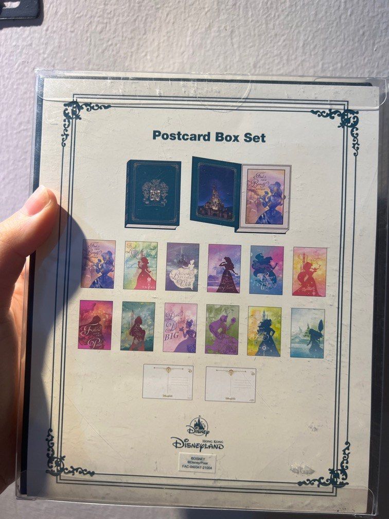 Disney princess postcard box set, Hobbies & Toys, Stationery & Craft ...