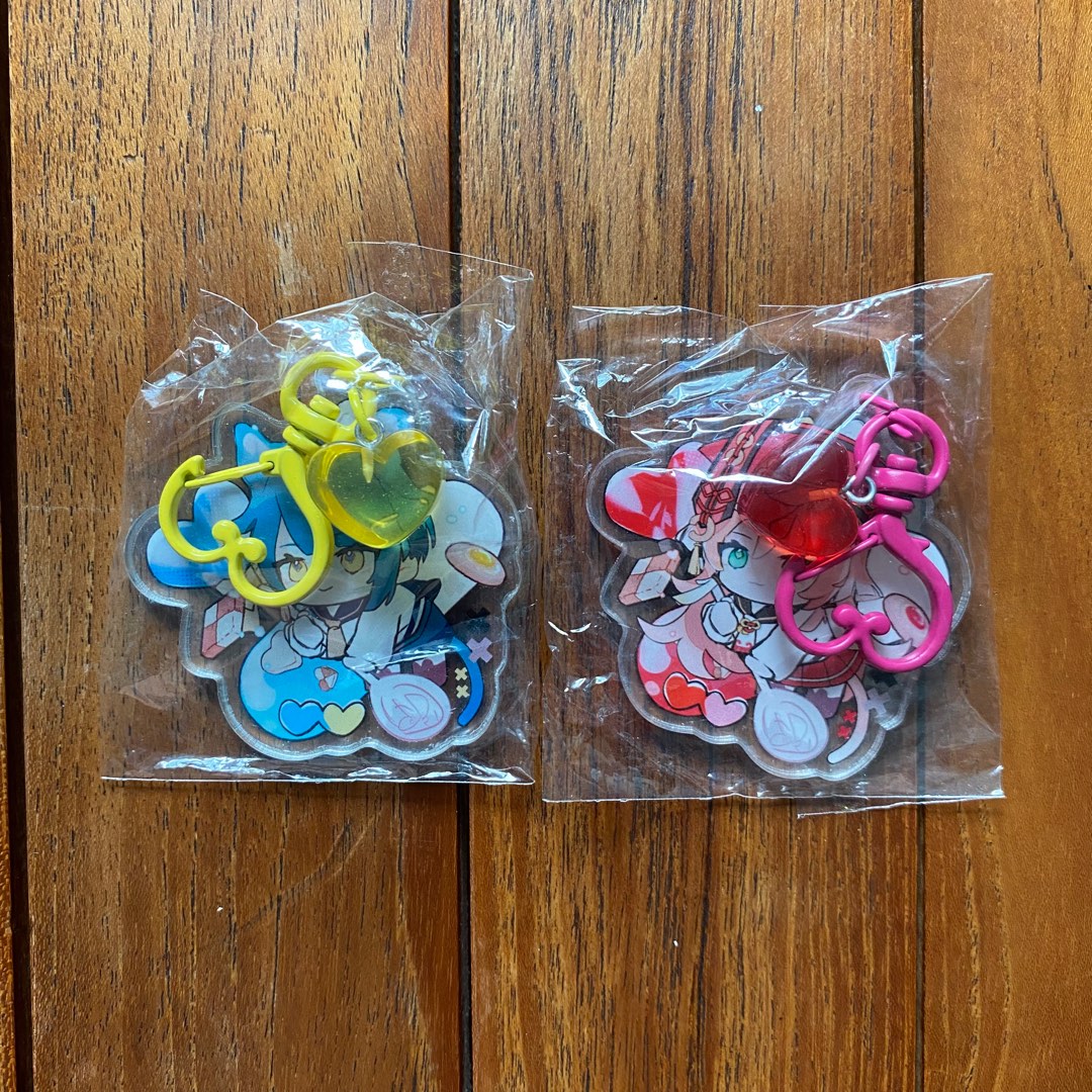 [DOUJIN] Genshin Impact mofu3w Xingqiu Yanfei acrylic keychain, Hobbies ...