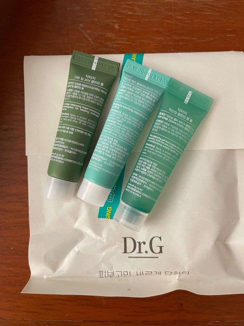 Dr. G cleansing foam, cleansing gel, deep pore clear foam, Beauty ...