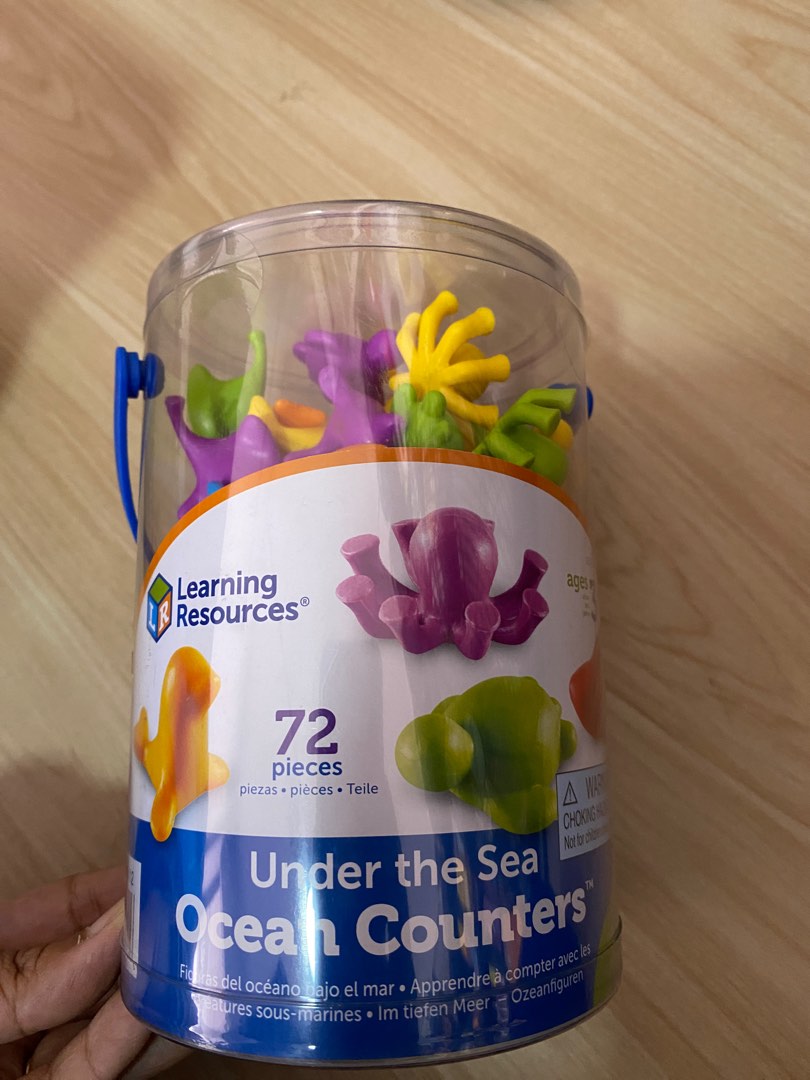 Educational Toy Learning Resources Ocean Counters, Hobbies & Toys, Toys & Games on Carousell
