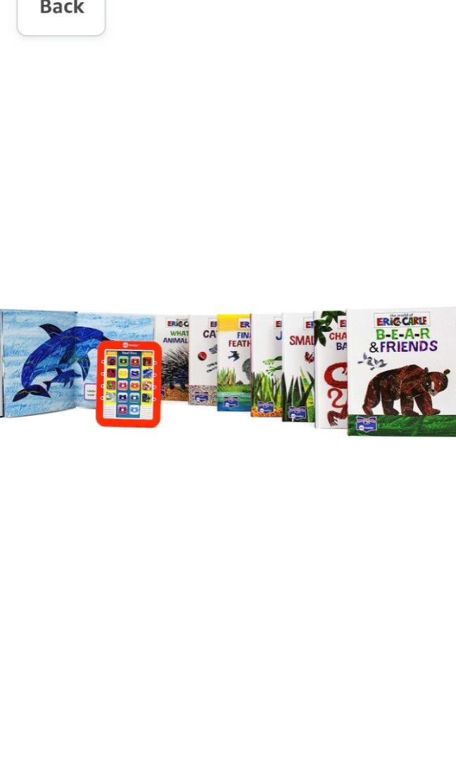 Eric Carle Electronic Reader (Story Reader mereader) 8 Books Library ...