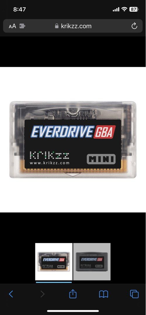 Everdrive GBA Mini, Video Gaming, Video Game Consoles, Nintendo on ...