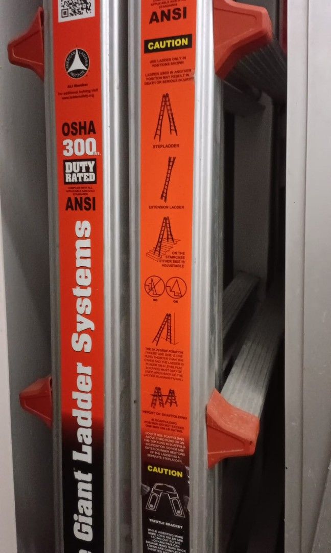 Extra heavy duty ladder, Furniture & Home Living, Home Improvement ...