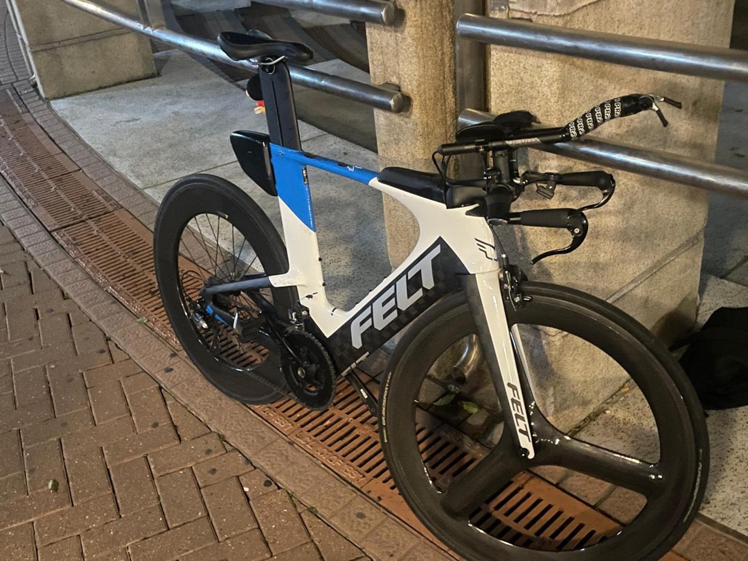 Felt IA14 Ironman Roadbike鐵三車TT車 公路車鐵人三項shimano ut r8000變速 碳三刀88碳輪 carbon roadbike, 運動產品, 單車及配件 ...